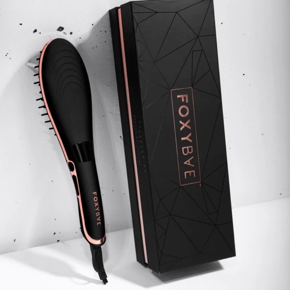 Foxy Bae | Other | Nwt Foxy Bae Rose Gold Straightening Brush | Poshmark